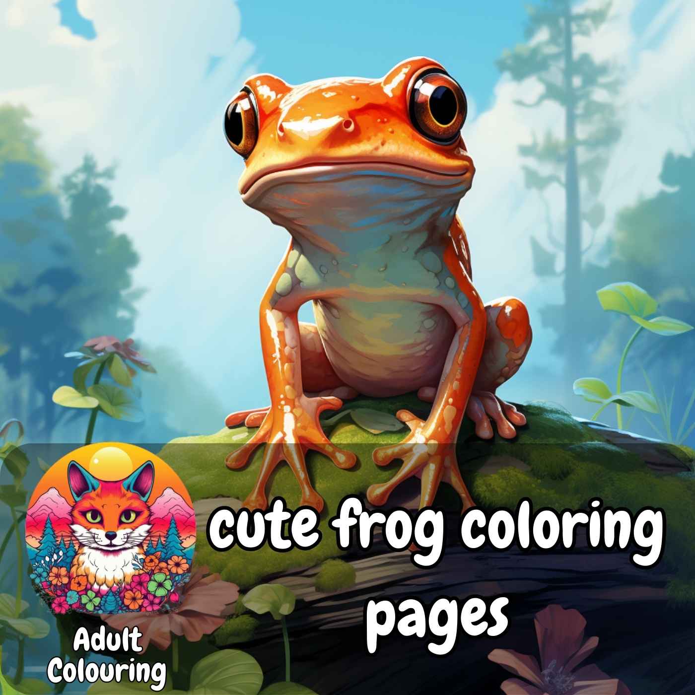 Colorful Leap: Cute Frog Coloring Pages for Your Little Artist ...