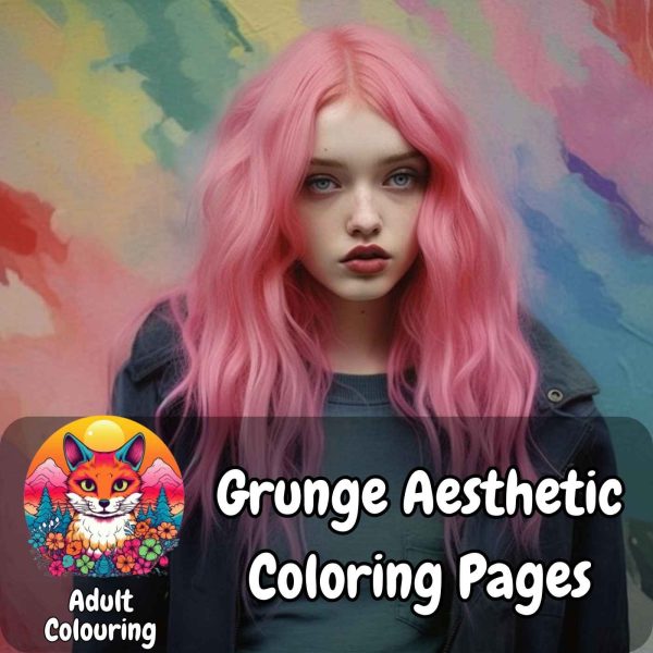 The Ultimate Grunge Aesthetic Coloring Pages Guide - adultcolouring.com