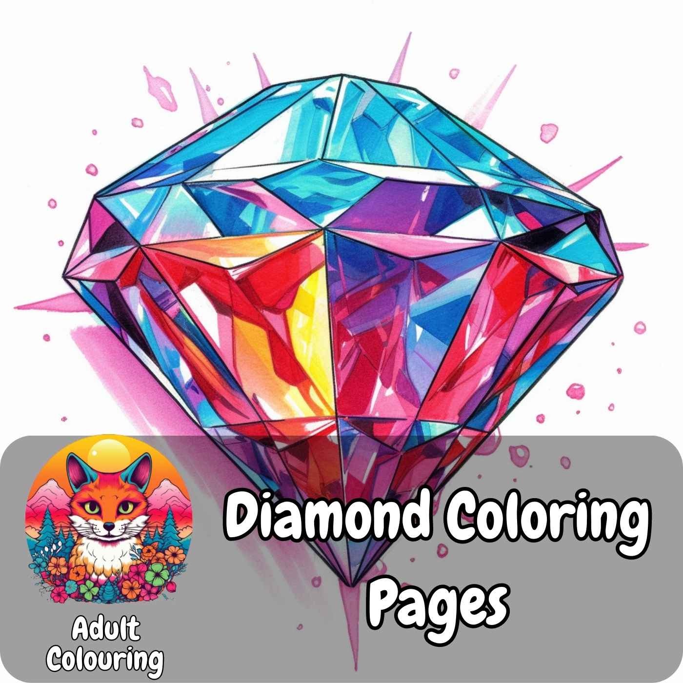 Shiny Things: the Best Diamond Coloring Page Collection ...