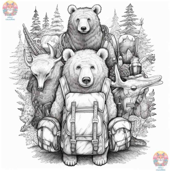 The Ultimate Backpack Coloring Page is Right Here - adultcolouring.com
