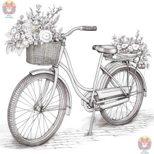 Ultimate Guide to Captivating Bike Coloring Pages - adultcolouring.com