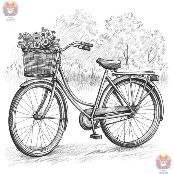 Ultimate Guide to Captivating Bike Coloring Pages - adultcolouring.com