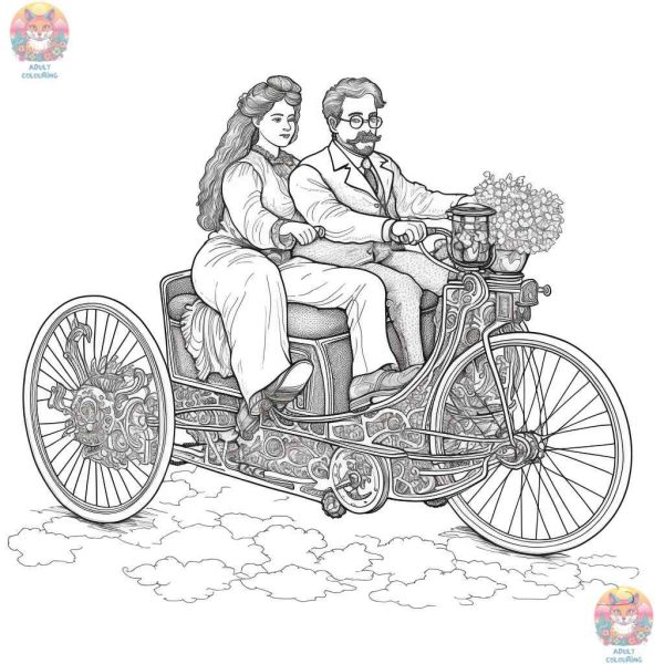 Ultimate Guide to Captivating Bike Coloring Pages - adultcolouring.com