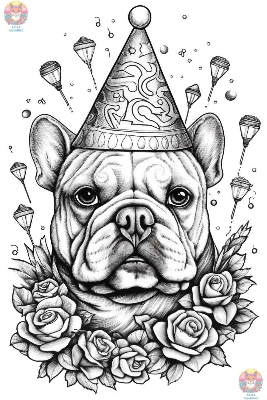 Bringing Bulldogs to Life with Coloring Pages - adultcolouring.com