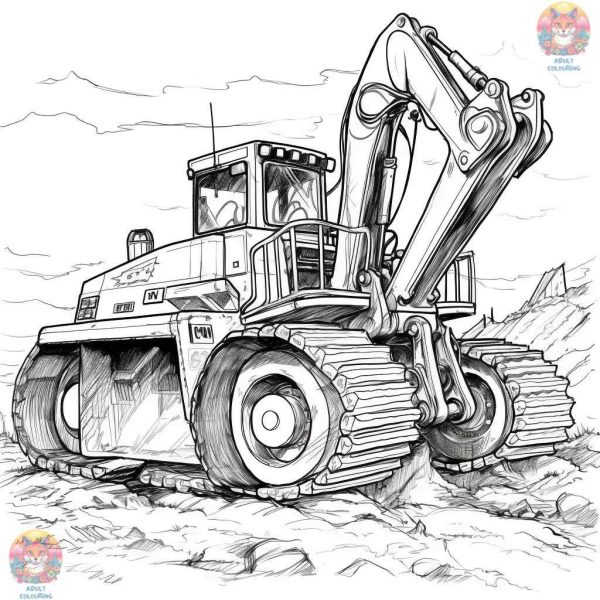 Unleashing Creativity: Exciting Bulldozer Coloring Pages for All Ages ...