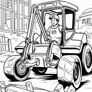 Unleashing Creativity: Exciting Bulldozer Coloring Pages for All Ages ...