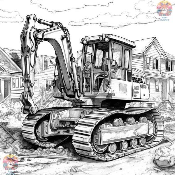 Unleashing Creativity: Exciting Bulldozer Coloring Pages for All Ages ...