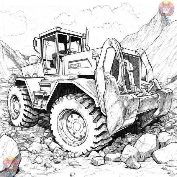 Unleashing Creativity: Exciting Bulldozer Coloring Pages for All Ages ...