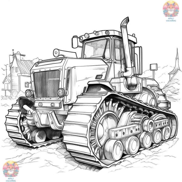 Unleashing Creativity: Exciting Bulldozer Coloring Pages for All Ages ...