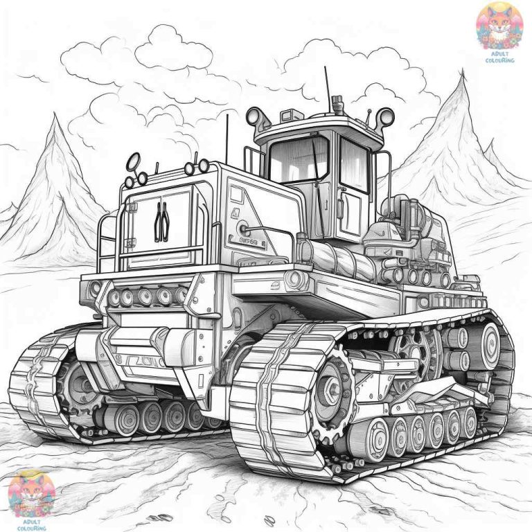 Unleashing Creativity: Exciting Bulldozer Coloring Pages for All Ages ...