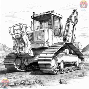Unleashing Creativity: Exciting Bulldozer Coloring Pages for All Ages ...