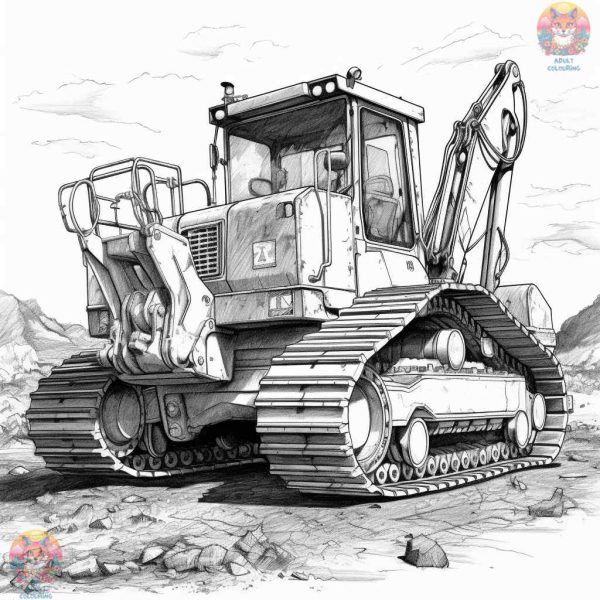 Unleashing Creativity: Exciting Bulldozer Coloring Pages for All Ages ...