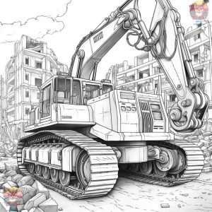 Unleashing Creativity: Exciting Bulldozer Coloring Pages for All Ages ...