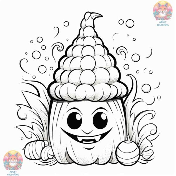 Discover our Unique Candy Corn Coloring Page Collection ...