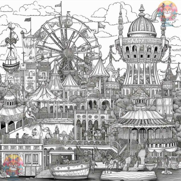 Experience the Festivities: The Best Vibrant Carnival Coloring Pages ...
