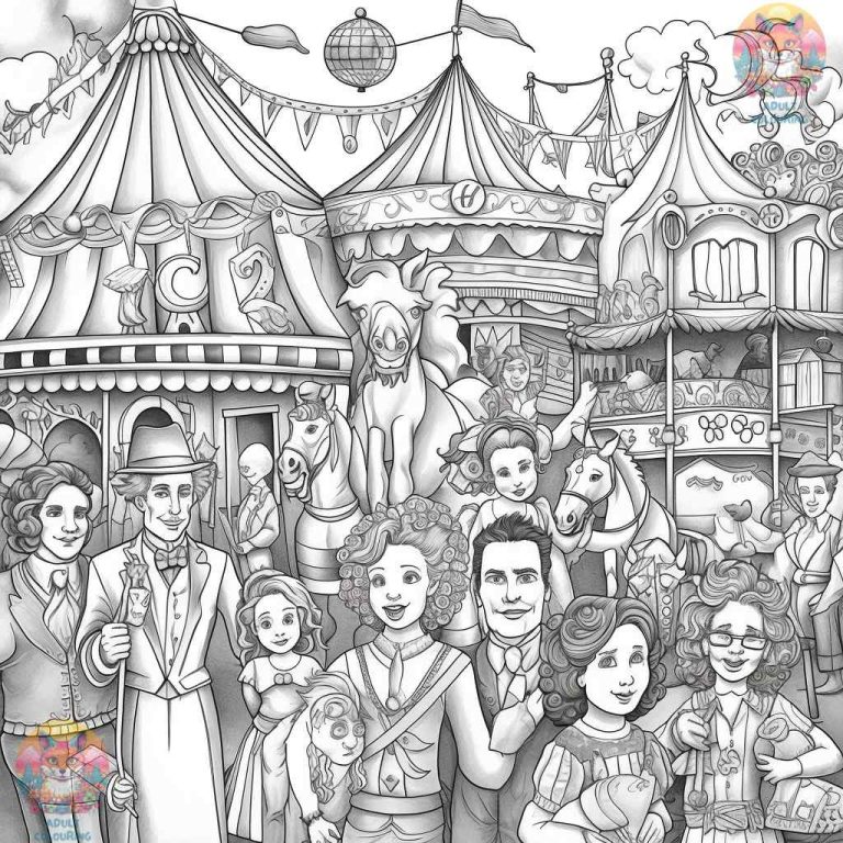 Experience the Festivities: The Best Vibrant Carnival Coloring Pages ...