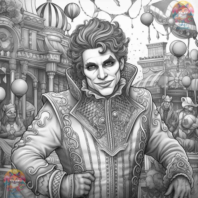 Experience the Festivities: The Best Vibrant Carnival Coloring Pages ...