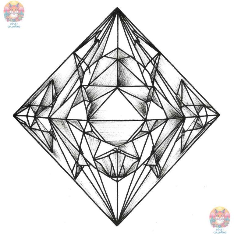 Shiny Things: the Best Diamond Coloring Page Collection ...