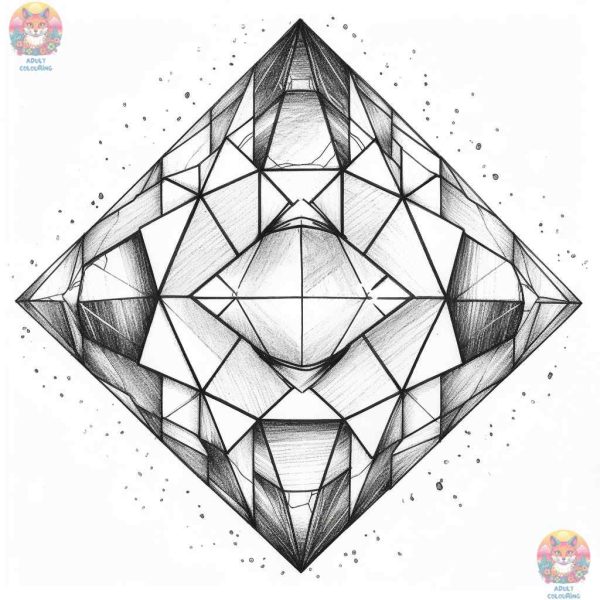 Shiny Things: the Best Diamond Coloring Page Collection ...