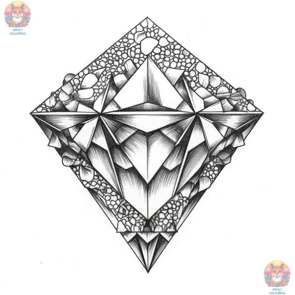 Shiny Things: the Best Diamond Coloring Page Collection ...