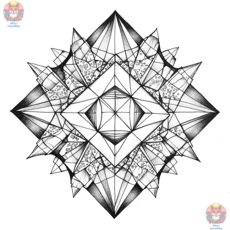 Shiny Things: the Best Diamond Coloring Page Collection ...