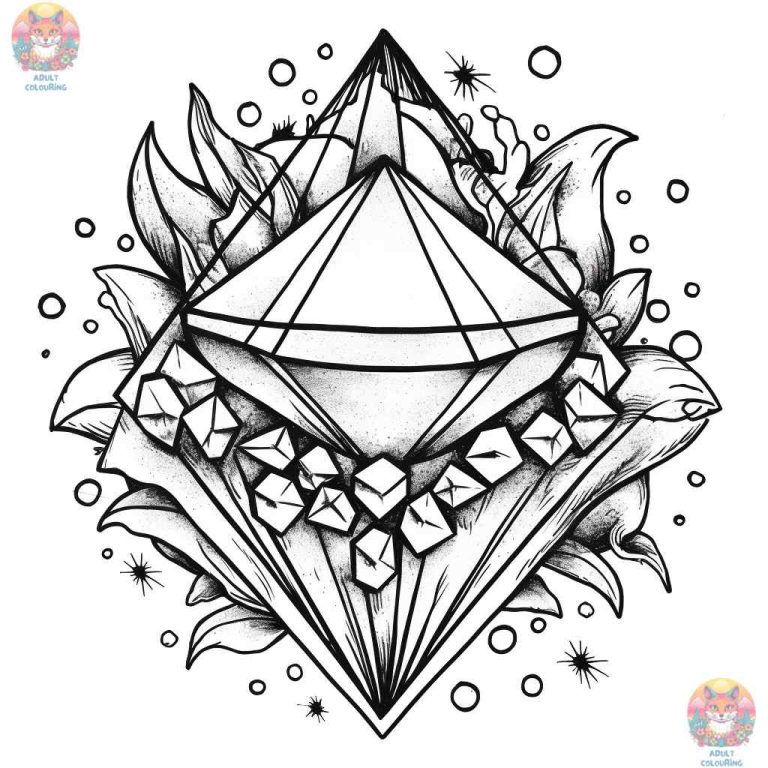Shiny Things: the Best Diamond Coloring Page Collection ...