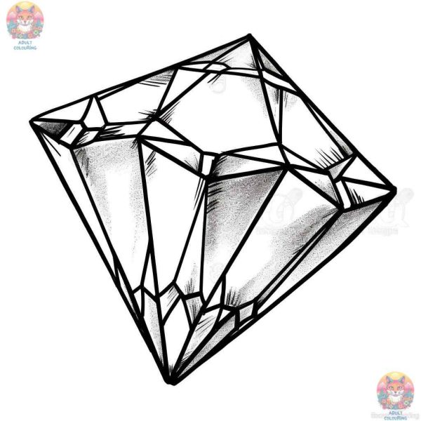 Shiny Things: the Best Diamond Coloring Page Collection ...