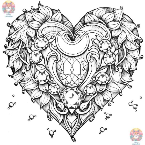 Shiny Things: the Best Diamond Coloring Page Collection ...