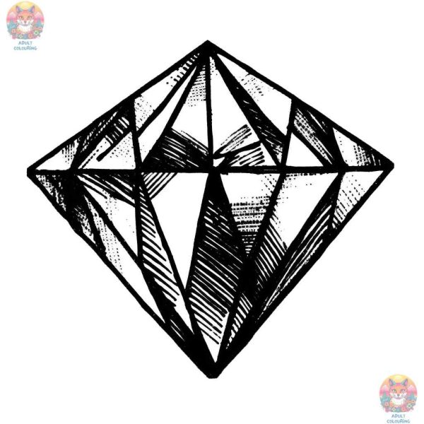 Shiny Things: the Best Diamond Coloring Page Collection ...