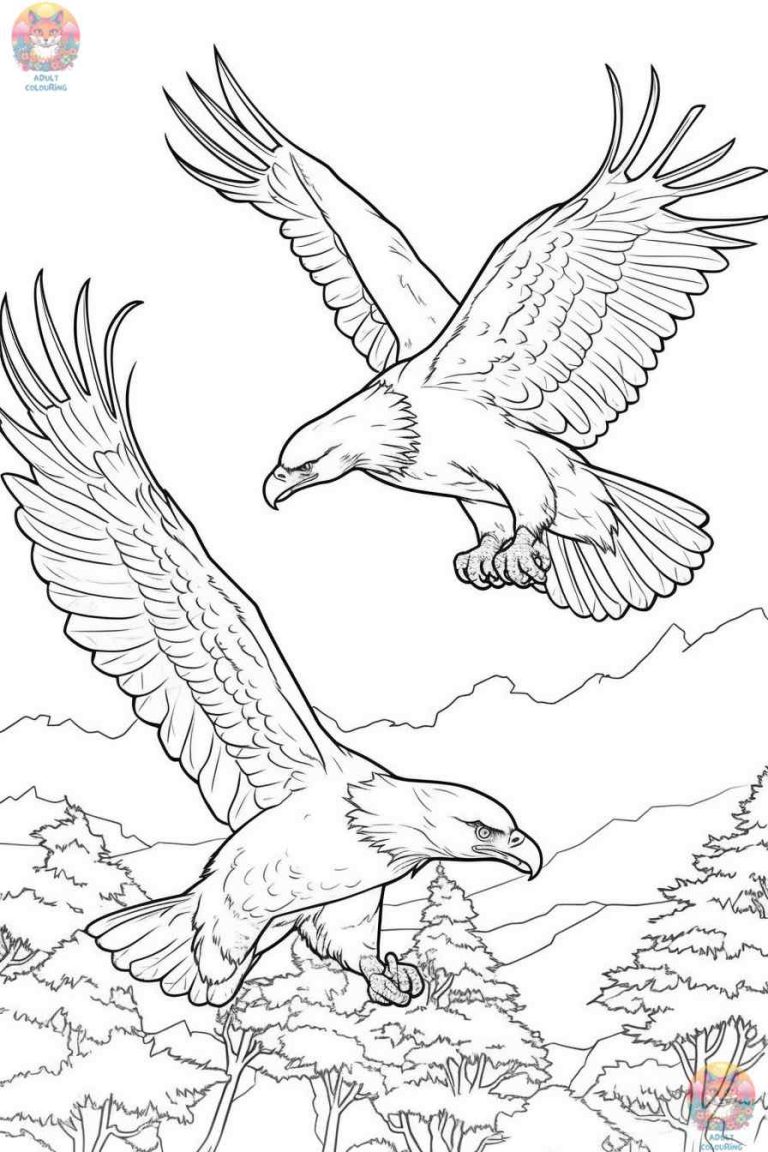 Eagles: Exclusive Tour of Our Coloring Collection! - adultcolouring.com
