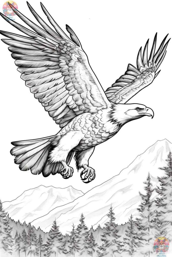 Eagles: Exclusive Tour of Our Coloring Collection! - adultcolouring.com