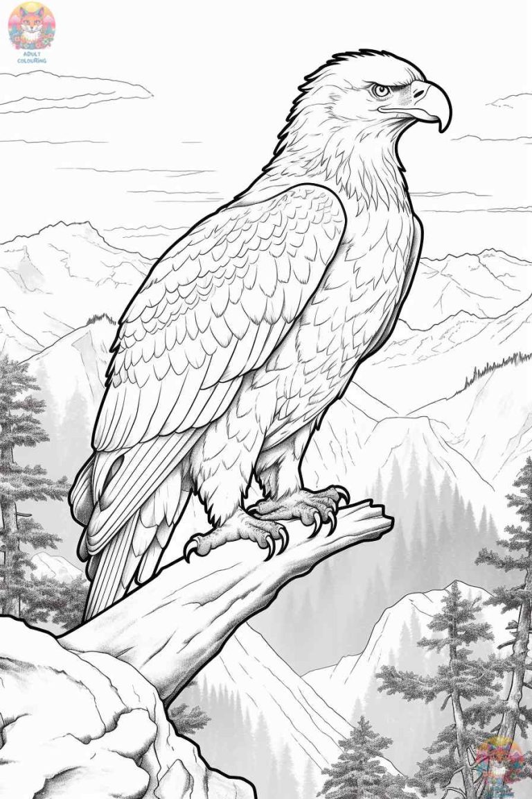 Eagles: Exclusive Tour of Our Coloring Collection! - adultcolouring.com