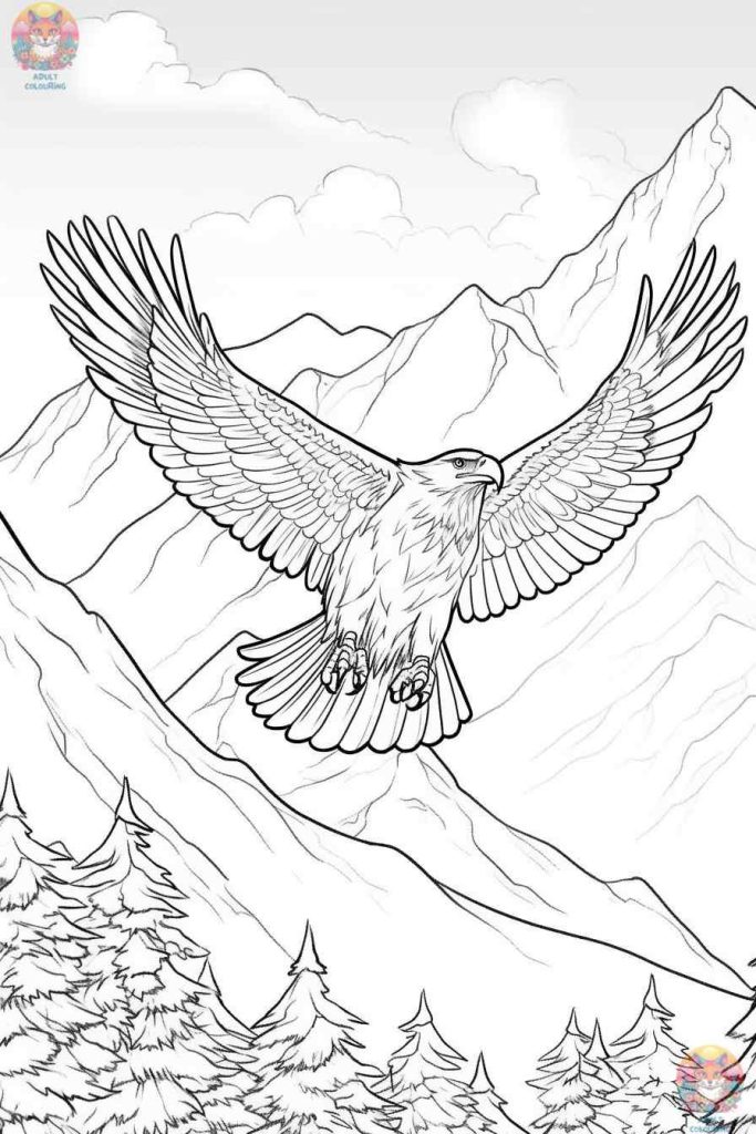 Eagles: Exclusive Tour of Our Coloring Collection! - adultcolouring.com