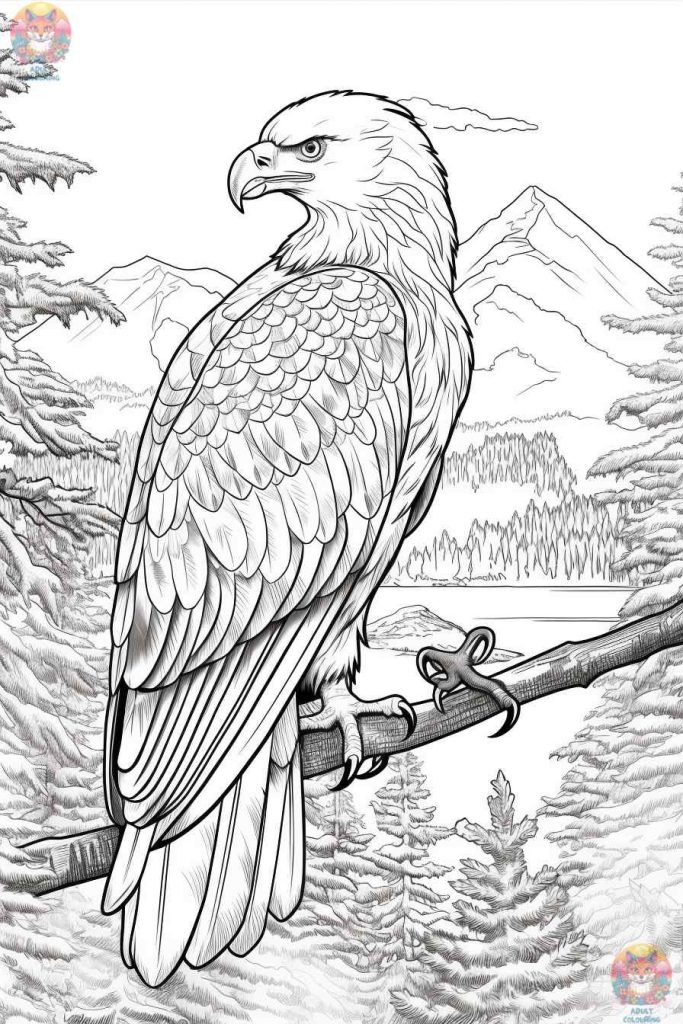 Eagles: Exclusive Tour of Our Coloring Collection! - adultcolouring.com