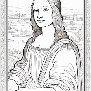 Masterpieces at Your Fingertips: Our Famous Paintings Coloring Pages ...