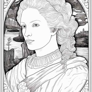 Masterpieces at Your Fingertips: Our Famous Paintings Coloring Pages ...