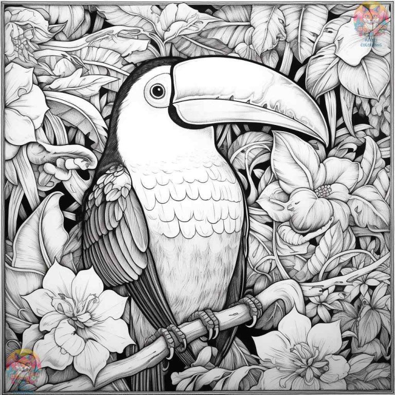 Colors of the Tropics: The Magic of Toucan Coloring Pages ...