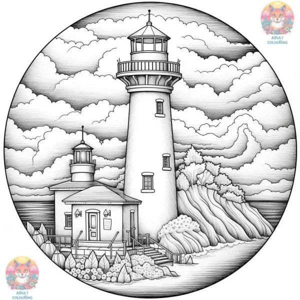 Illuminate Your Imagination: Discover the Majestic Lighthouse Coloring ...