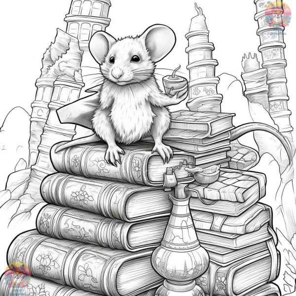 Adorable Mouse Coloring Pages You'll Love - adultcolouring.com