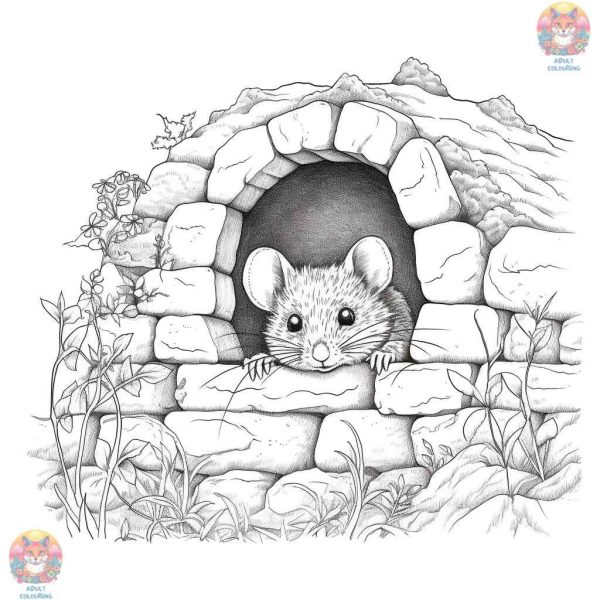 Adorable Mouse Coloring Pages You'll Love - adultcolouring.com