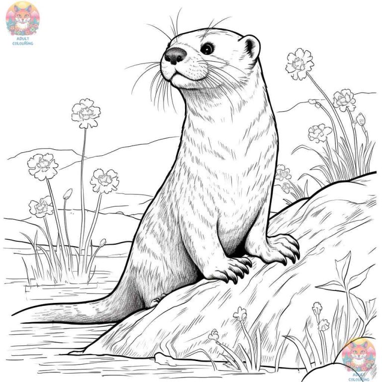 Otter-ly Adorable: A Journey Through Otter Coloring Pages ...