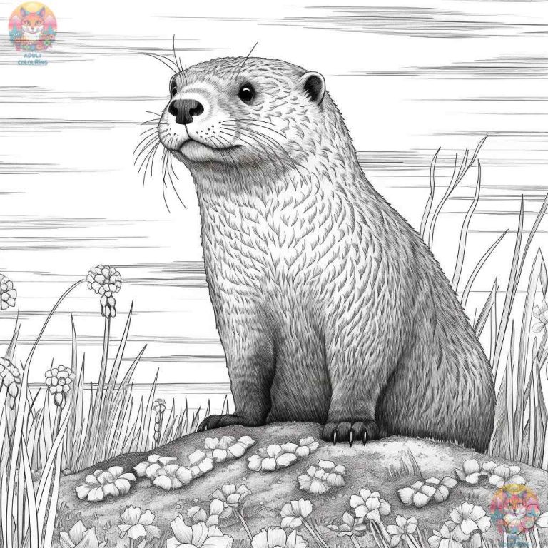 Otter-ly Adorable: A Journey Through Otter Coloring Pages ...