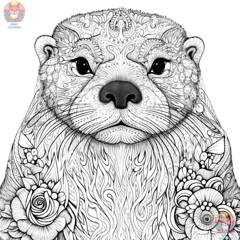 Otter-ly Adorable: A Journey Through Otter Coloring Pages ...