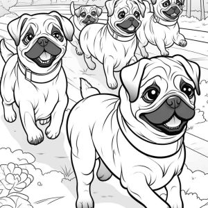 Bring Pugs to Life: The Best Pug Coloring Page Collection ...