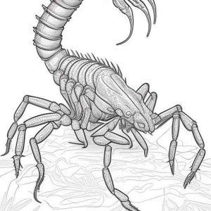 Scorpion Coloring Pages: Adding Color to the Arachnid World ...