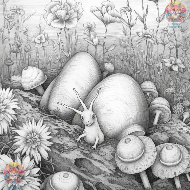 Introducing Our Awesome Snail Coloring Page Collection - adultcolouring.com