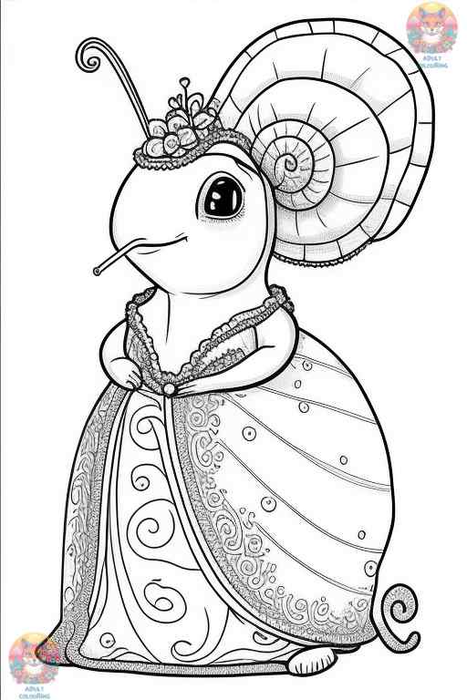 Introducing Our Awesome Snail Coloring Page Collection - adultcolouring.com