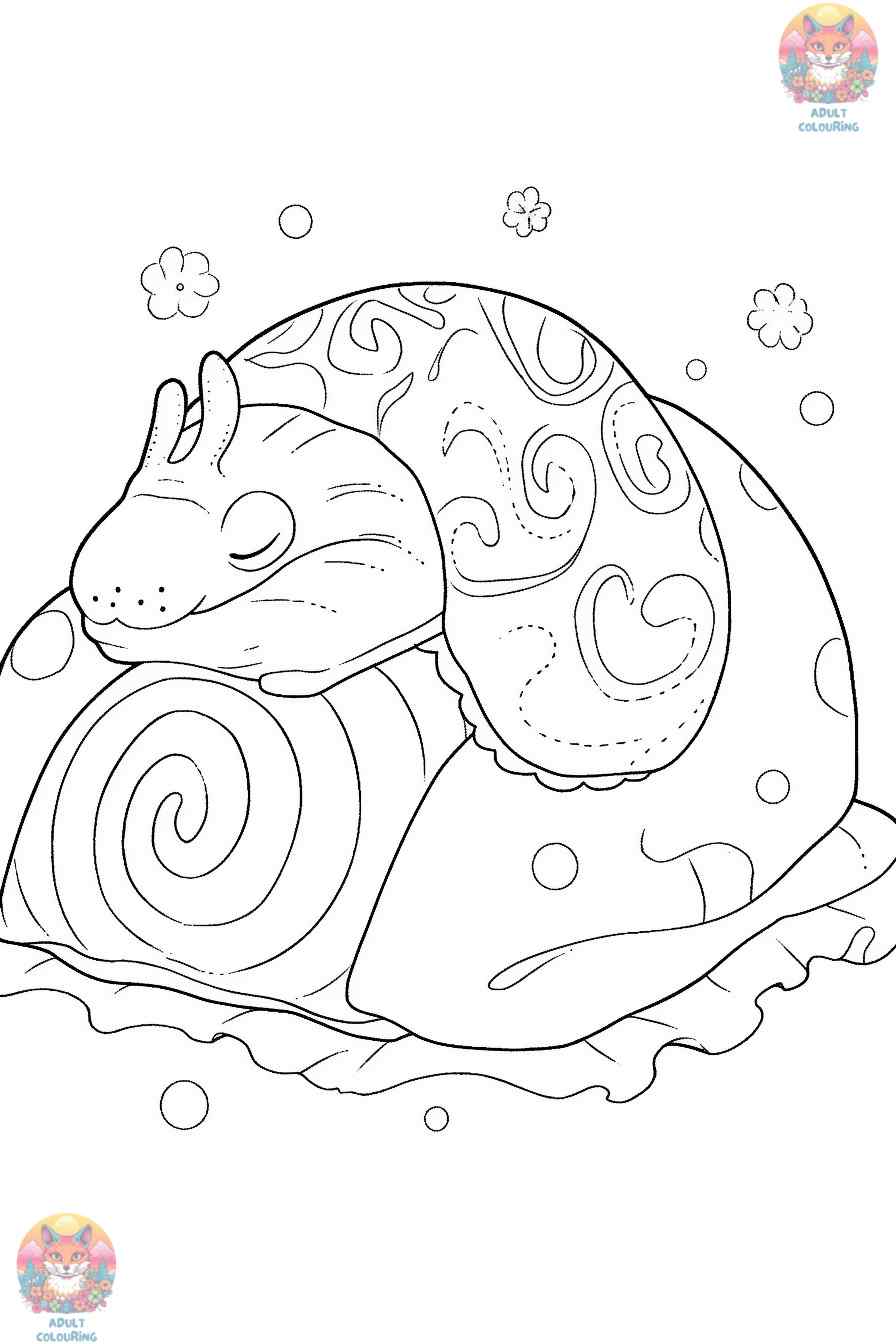 Introducing Our Awesome Snail Coloring Page Collection - adultcolouring.com