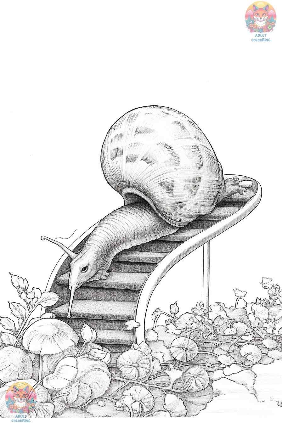 Introducing Our Awesome Snail Coloring Page Collection - adultcolouring.com