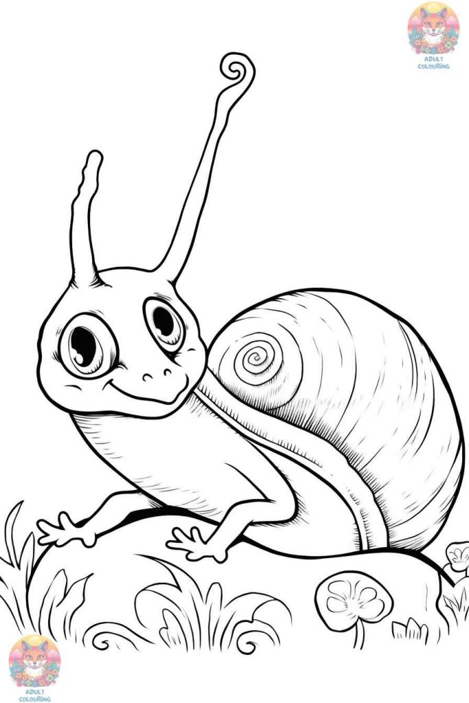 Introducing Our Awesome Snail Coloring Page Collection - adultcolouring.com